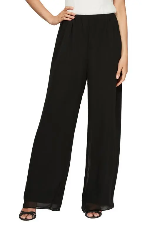Alex Evenings Chiffon Palazzo Pants
