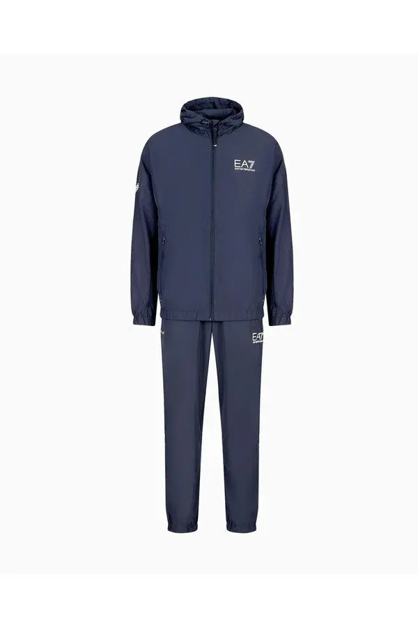 Emporio Armani Tennis Pro Tracksuit In Ventus7 Technical Fabric - Navy