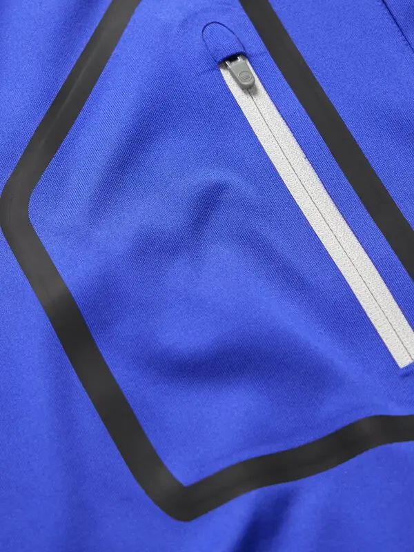 Peter Millar Forge Tech-jersey Jacquard Half-zip Golf Top