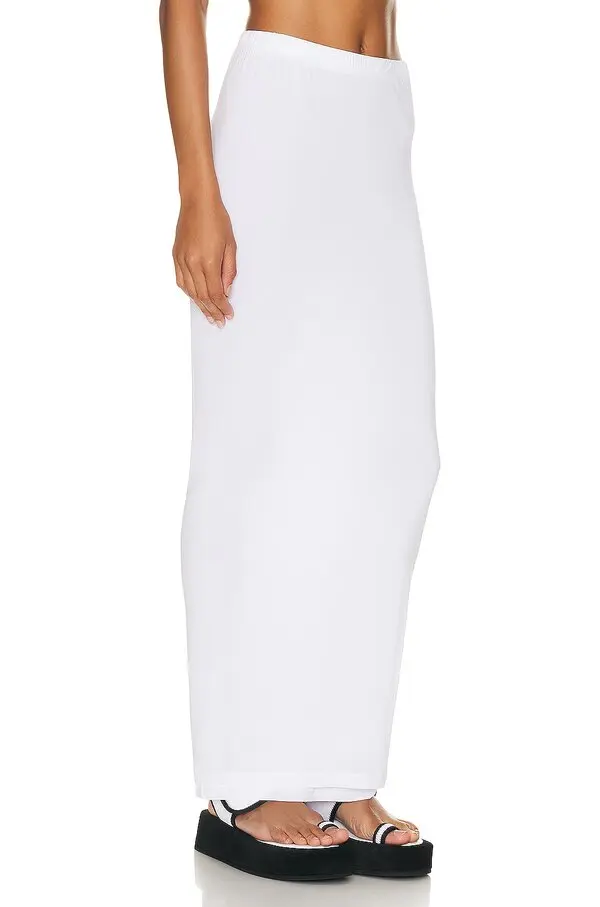 Wardrobe.NYC Layered Tube Skirt - White