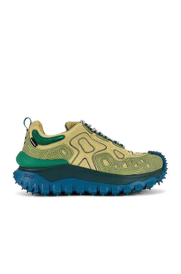 Moncler X Salehe Bembury Trailgrip Grain Low Top Sneakers - Multi