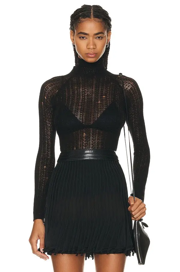 Alaïa High Neck Top