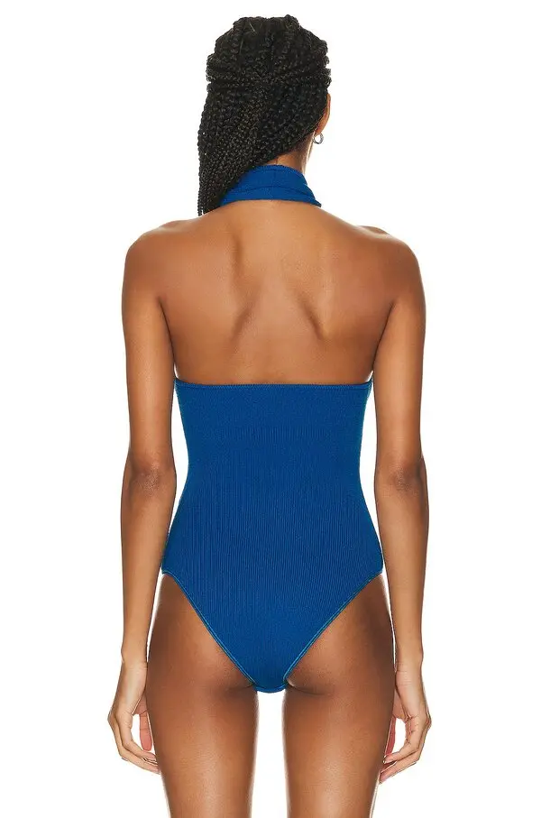 Alaïa Halter Bodysuit Top