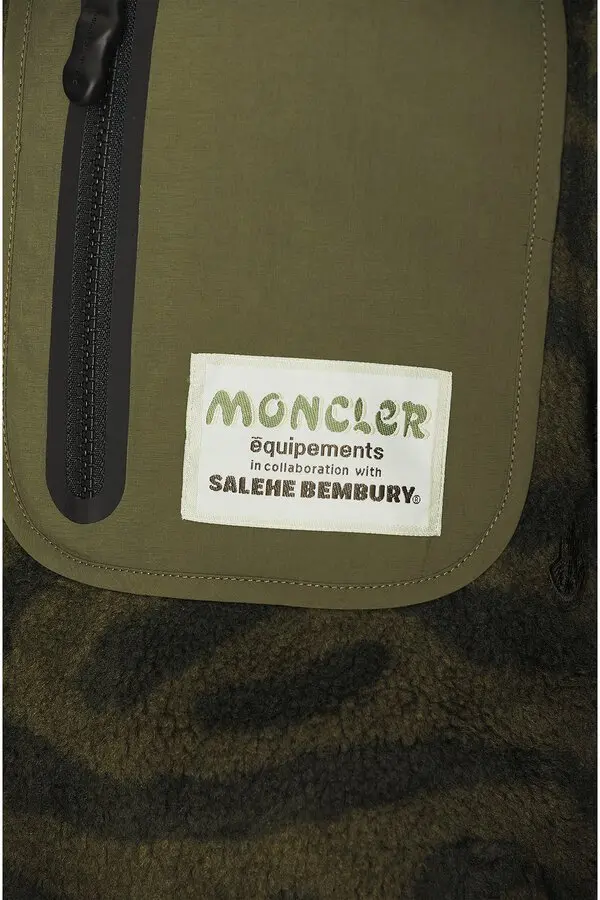 Moncler X Salehe Bembury Zip Up Fleece Cardigan
