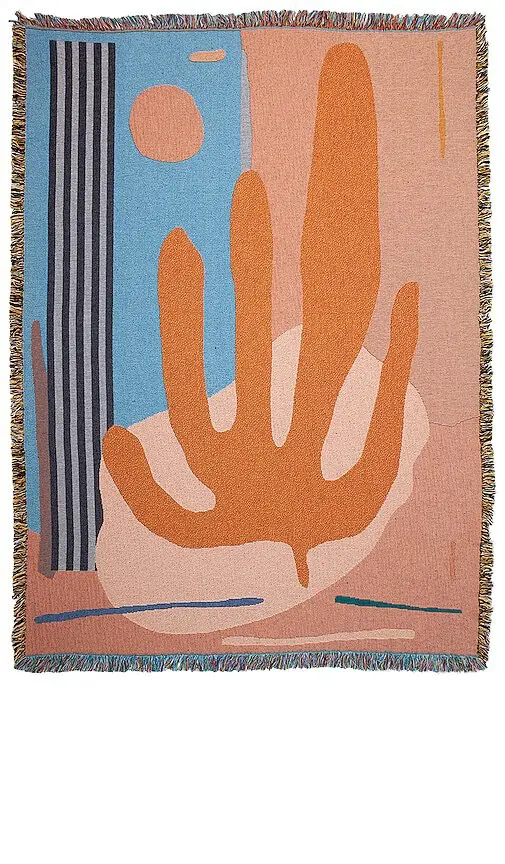 SLOWDOWN STUDIO Hazlewood Throw In Burnt Orange - N,a