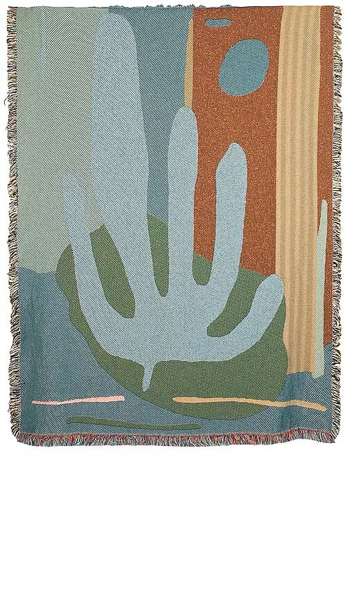 SLOWDOWN STUDIO Hazlewood Throw In Burnt Orange