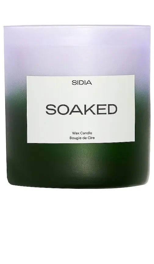 SIDIA Soaked Candle In Green - N,a
