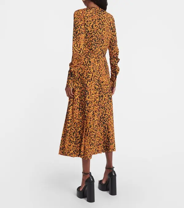 Altuzarra Teys Printed Midi Dress - Orange