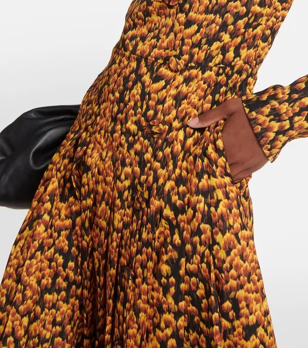 Altuzarra Teys Printed Midi Dress - Orange