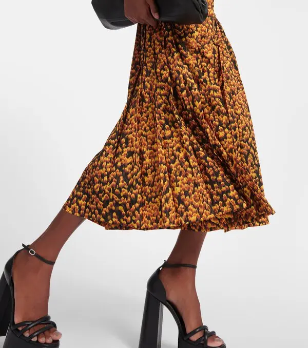 Altuzarra Teys Printed Midi Dress - Orange