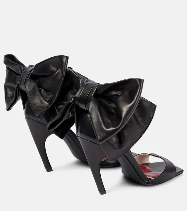 ROGER VIVIER Viv' Choc 100 Bow-embellished Sandals