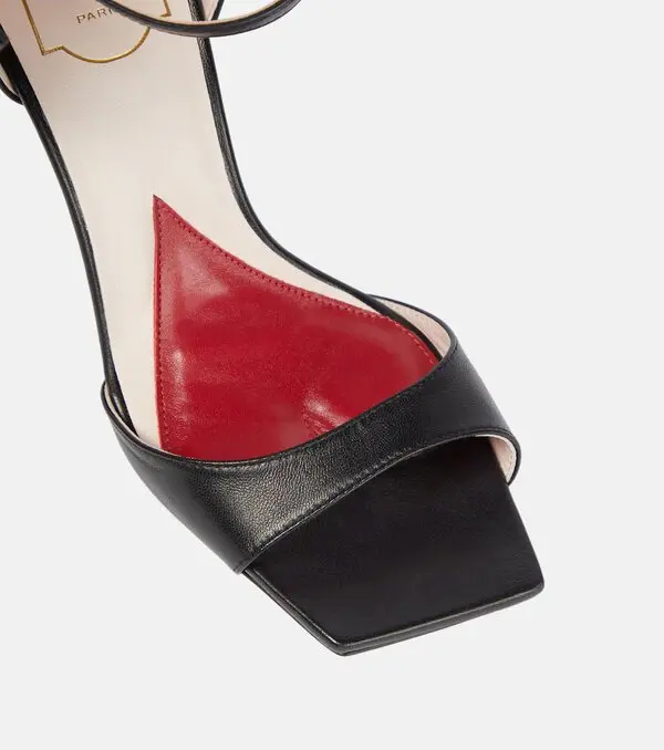 ROGER VIVIER Viv' Choc 100 Bow-embellished Sandals