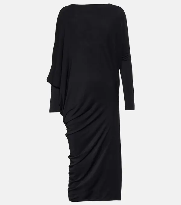 Wolford Crêpe Jersey Midi Dress - Black