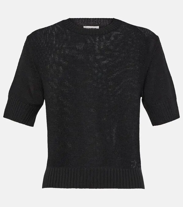 JIL SANDER Wool Sweater - Black