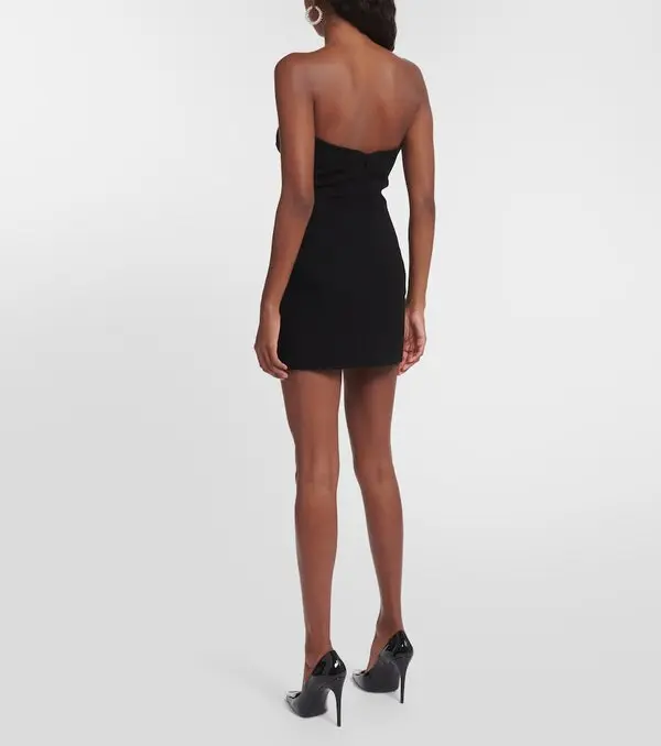 MONOT Crêpe Mini Dress - Black