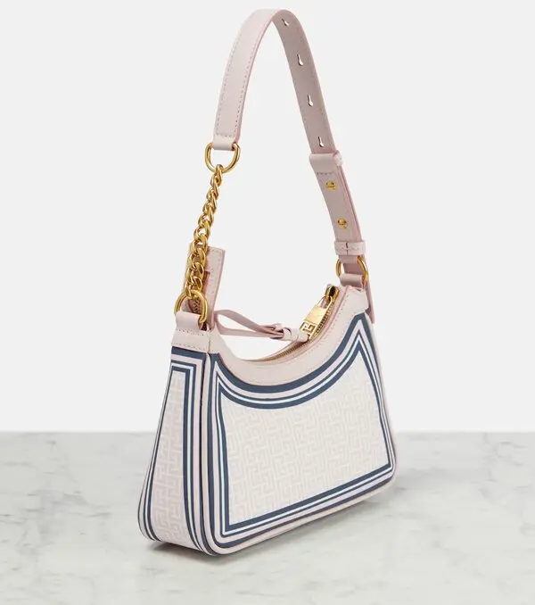 Balmain B-army Canvas Shoulder Bag
