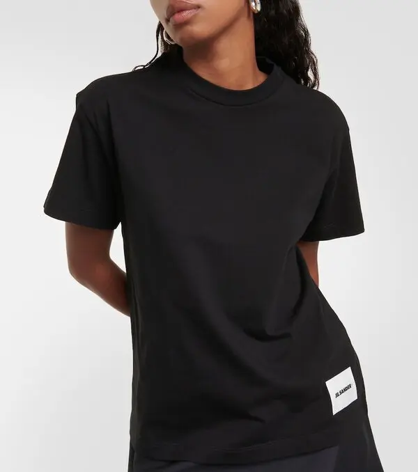 JIL SANDER Set Of 3 Cotton Jersey T-shirts - Multicoloured