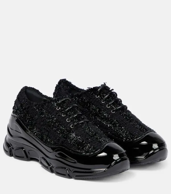 Simone Rocha Embellished Low-top Sneakers - Black
