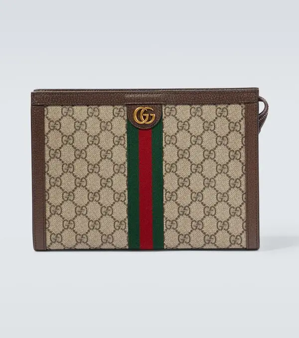 Gucci Gg Canvas Toiletry Bag - Beige