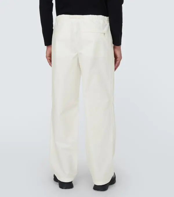 JIL SANDER Cotton Pants - White