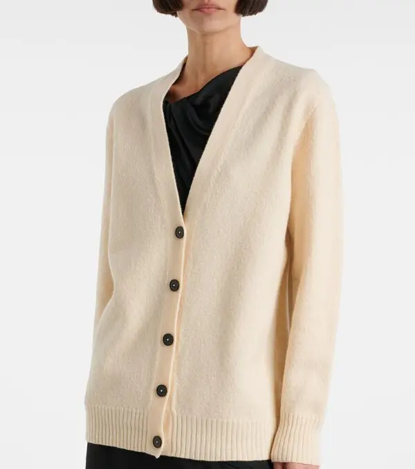 JIL SANDER Wool Cardigan - Beige