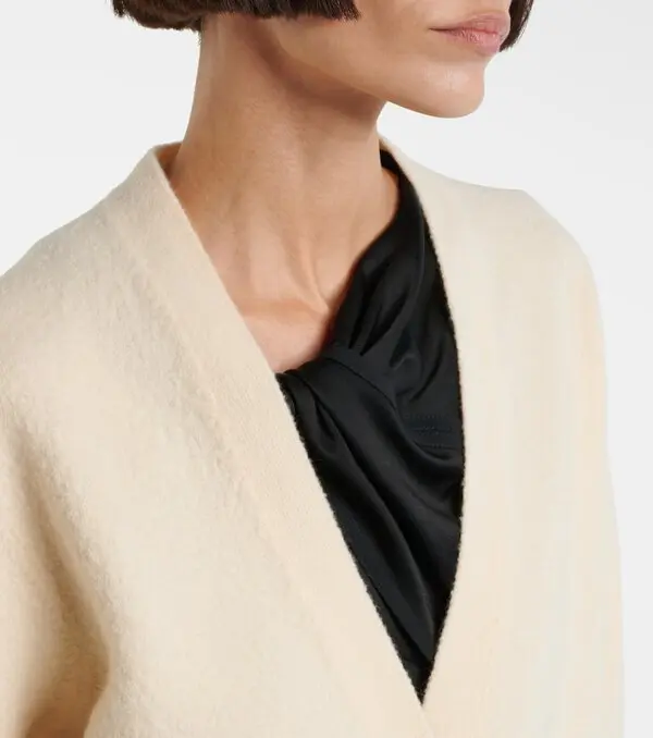 JIL SANDER Wool Cardigan - Beige