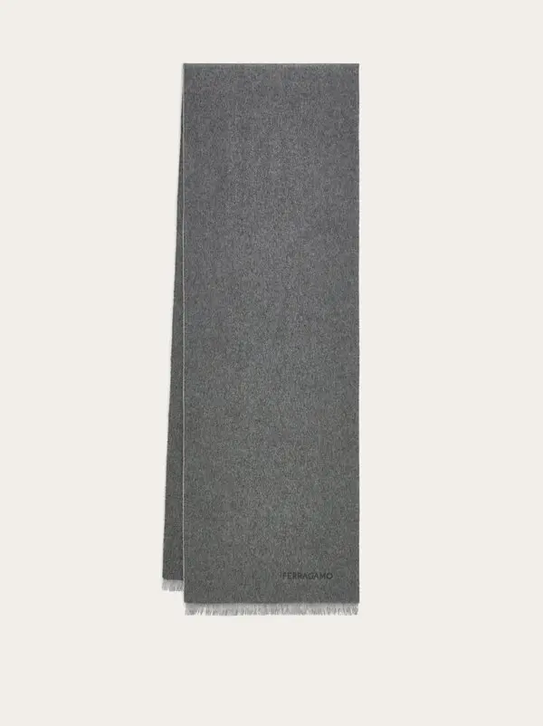 FERRAGAMO Cashmere Scarf - Grey