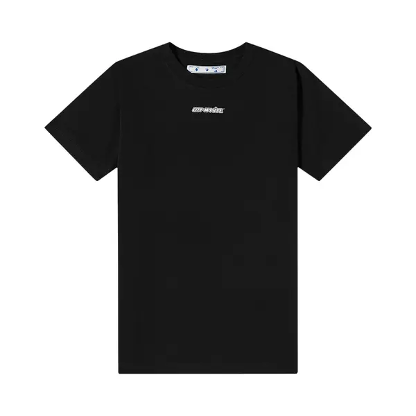Off-White Marker Short-sleeve Slim Tee /blue