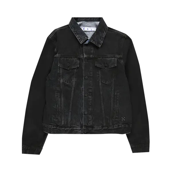 Off-White Stencil Slim Denim Jacket