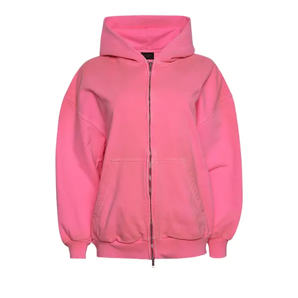 Balenciaga Small Zip Up Hoodie - Pink