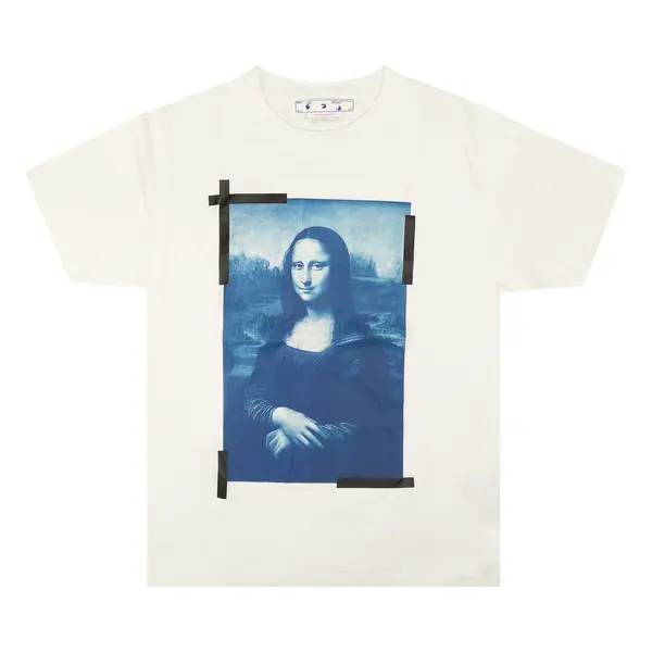 Off-White Monalisa Slim Short-sleeve Tee /blue - White