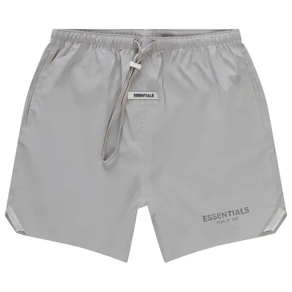 Fear Of God Nylon Running Shorts - Silver
