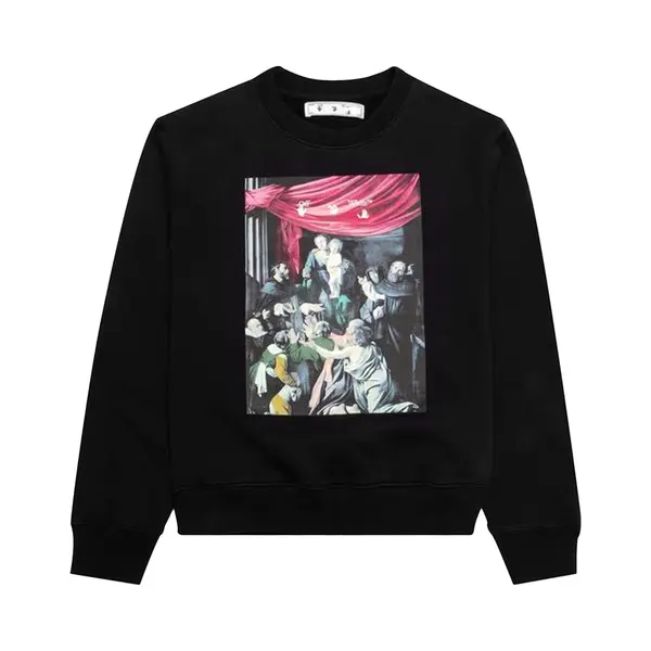 Off-White Caravaggio Painting Crewneck - Black