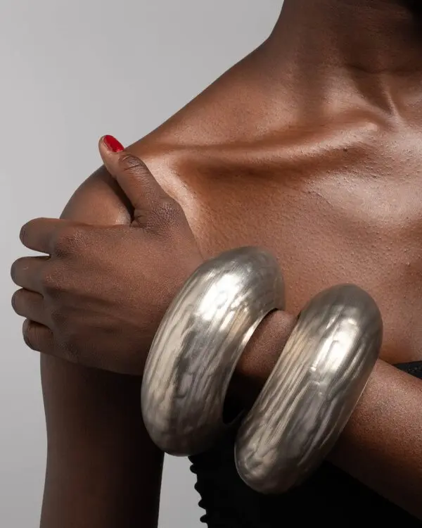 Alexis Bittar Puffy Bangle Bracelet - Chocolate