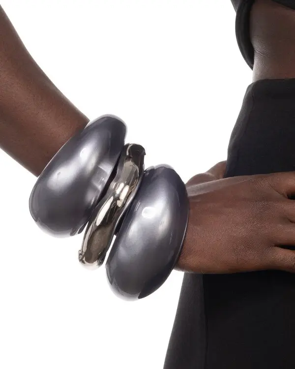 Alexis Bittar Lucite Tapered Bangle - Frozen Mist