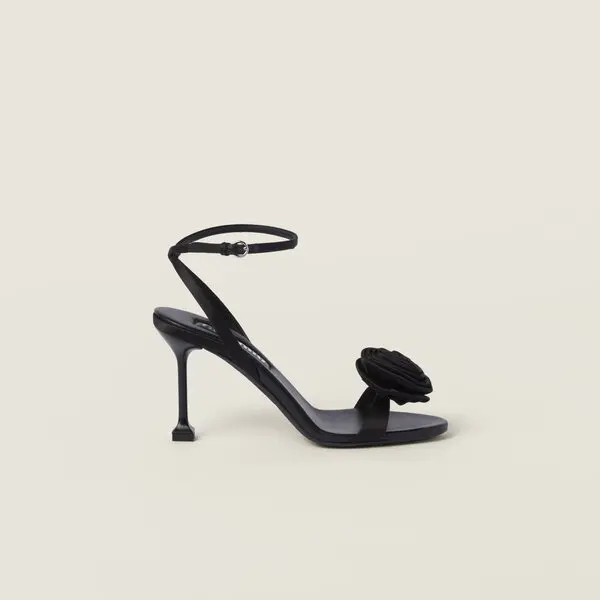 Miu Miu Satin Sandals