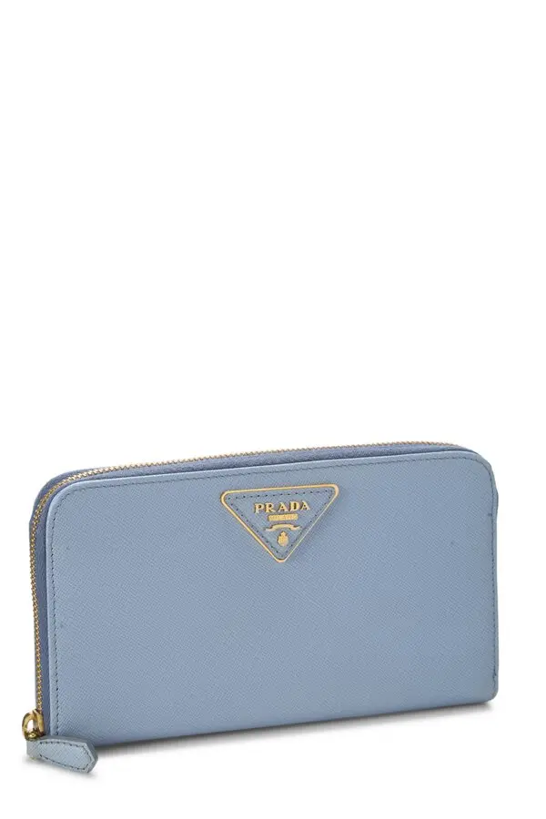 Prada Saffiano Zip Around Wallet