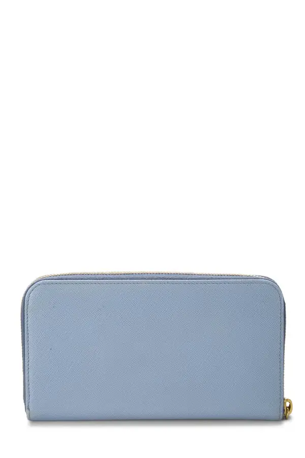Prada Saffiano Zip Around Wallet