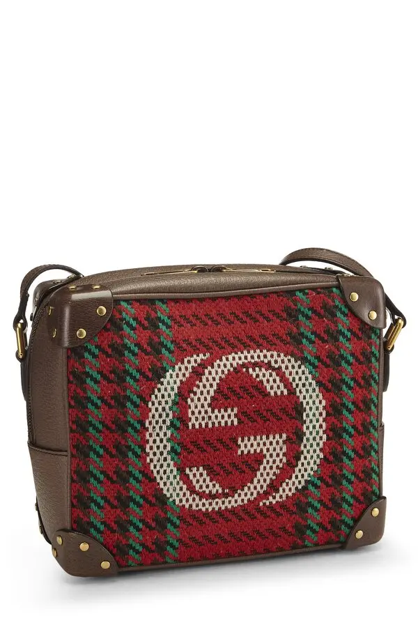 Gucci Houndstooth 'gg' Crossbody