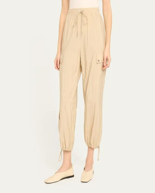 Cinq À Sept Nitsan Tie-cuff Cargo Pants - White