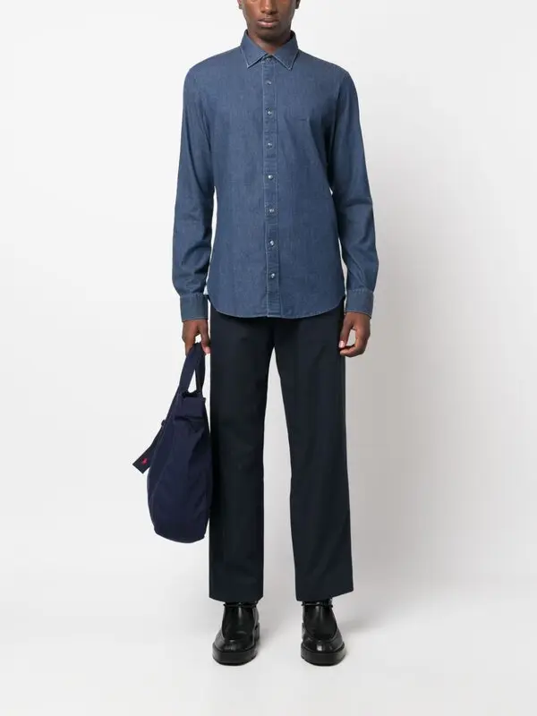 Michael Kors Long-sleeve Denim Shirt