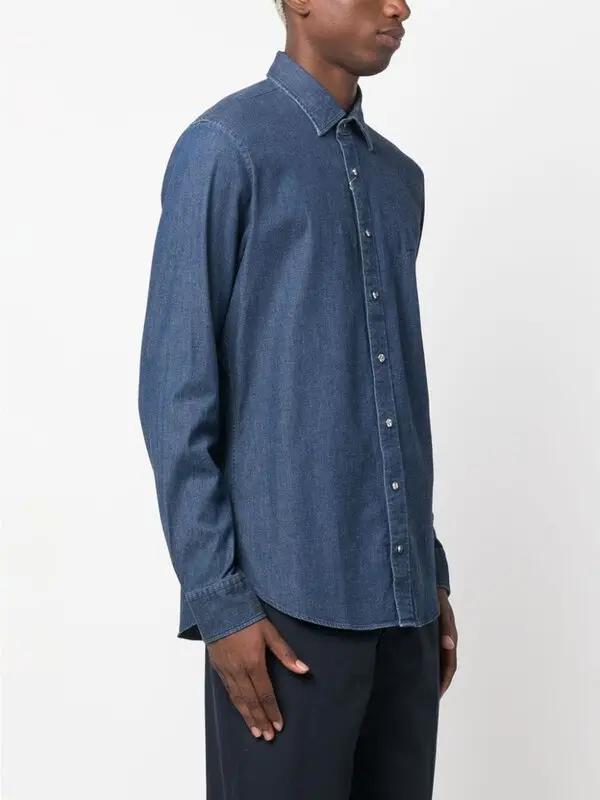 Michael Kors Long-sleeve Denim Shirt