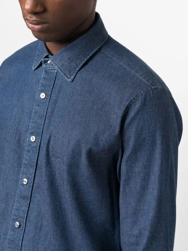 Michael Kors Long-sleeve Denim Shirt