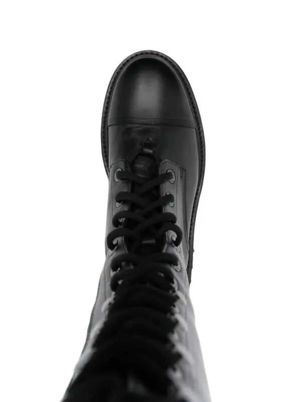 Zadig&Voltaire Ride Lace-up Knee-high Boots - Black