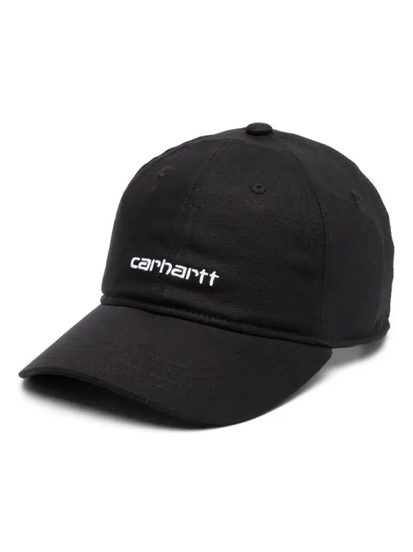 Carhartt Work In Progress Script Logo-embroidered Baseball Cap - Black