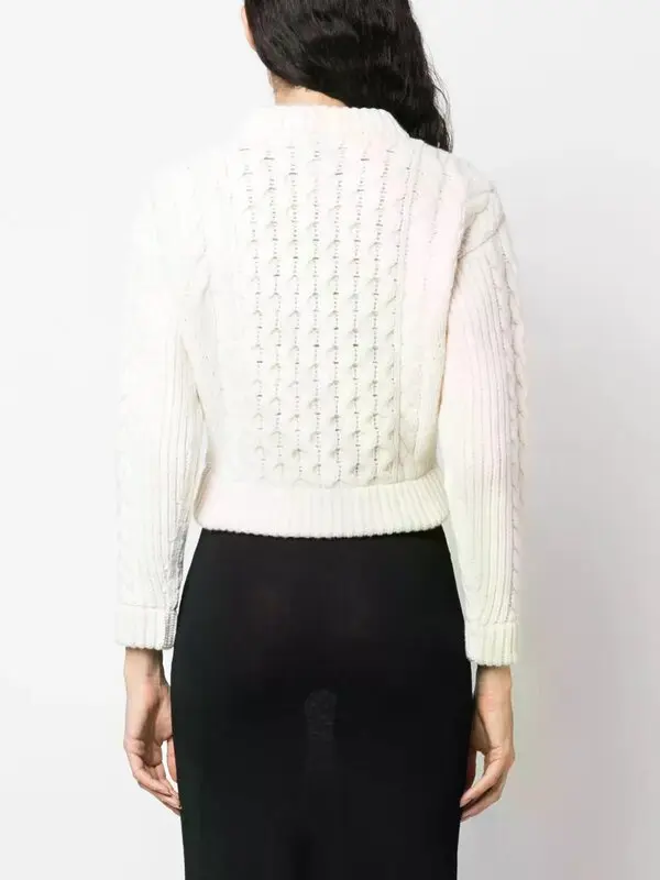 PATOU Merino Wool-blend Jumper - Neutrals