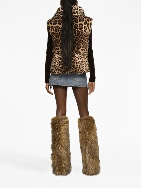 Dolce & Gabbana Leopard-print Gilet