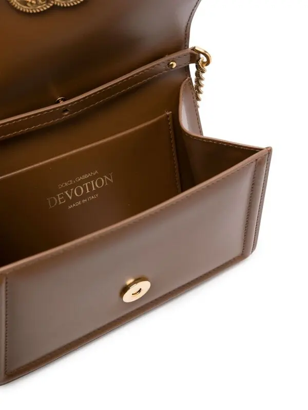 Dolce & Gabbana Small Devotion Tote - Brown