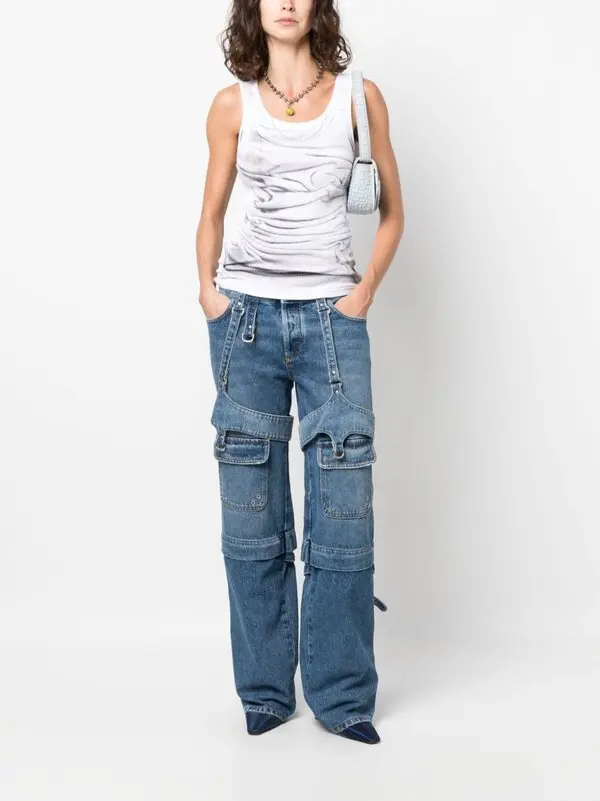 Off-White Cargo Straight-leg Jeans