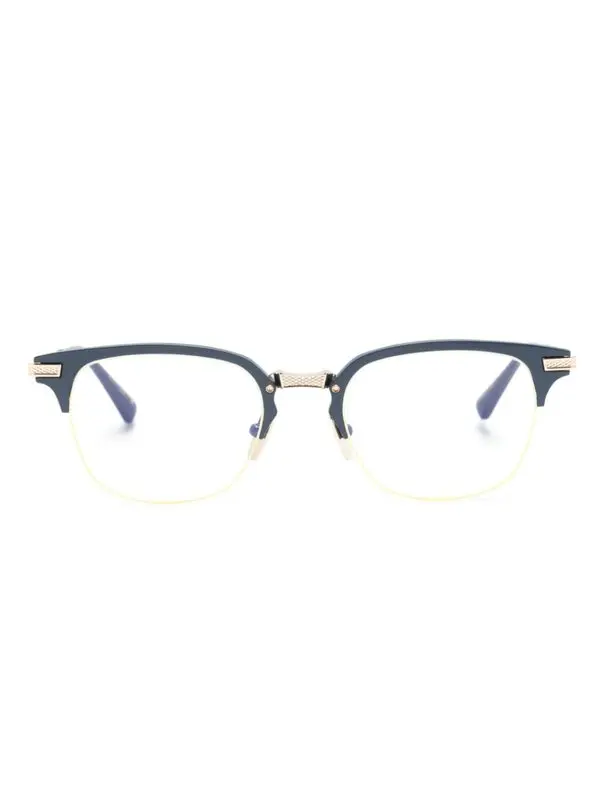 Dita Square-frame Glasses - Blue